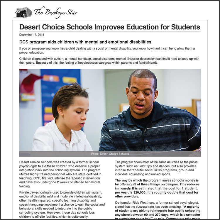 Featured | Desert Choice Schools